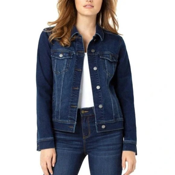 Liverpool Jeans Company | Jackets & Coats | Liverpool Euc Denim Dark ...